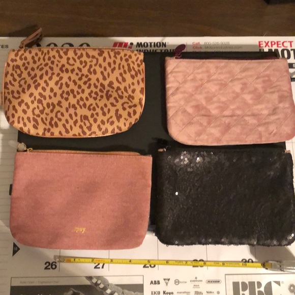 ipsy | Bags | Ipsy Makeup Bags Set Of 4 For 8 | Poshmark